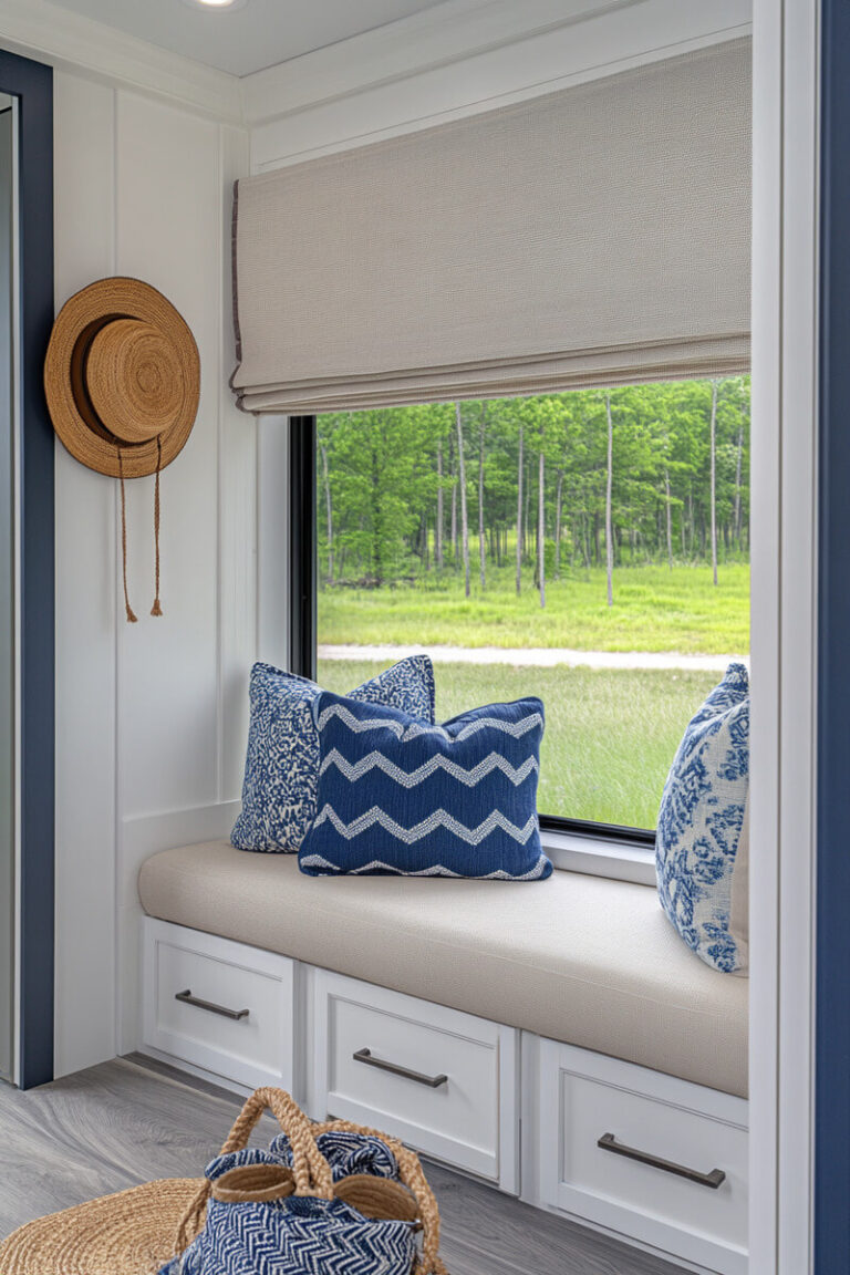 31 Beach Themed RV Interior Remodel & Decor Ideas