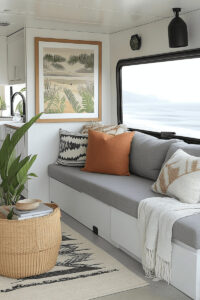 37 Modern & Minimal Ideas For Decorating Your RV Interior