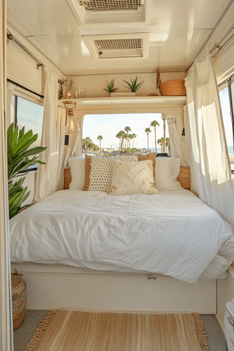 37 Modern & Minimal Ideas For Decorating Your RV Interior