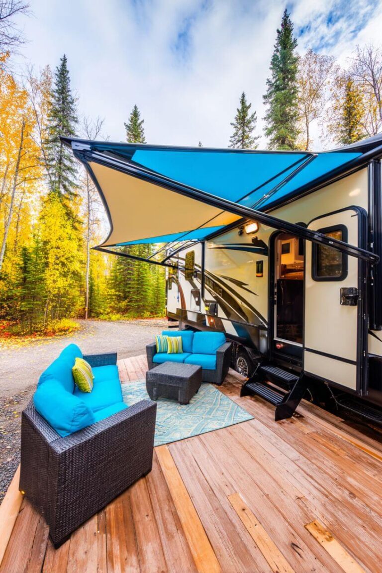 27 RV Deck Ideas To Turn Your Campsite Into An Outdoor Oasis