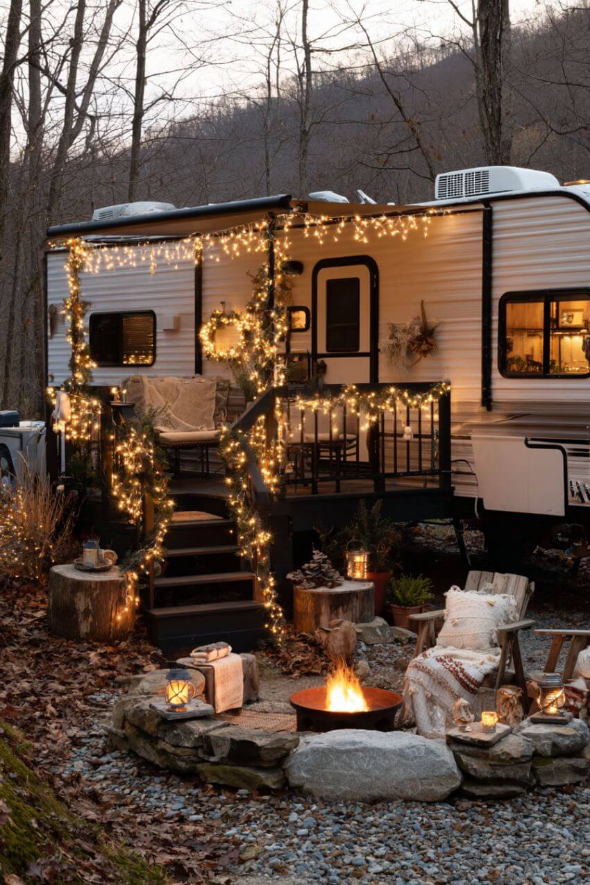 27 RV Deck Ideas To Turn Your Campsite Into An Outdoor Oasis